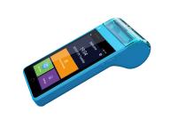China 3G 4G NFC Smartphone Mobile Handheld POS Terminal Machine With Thermal Receipt Printer for sale