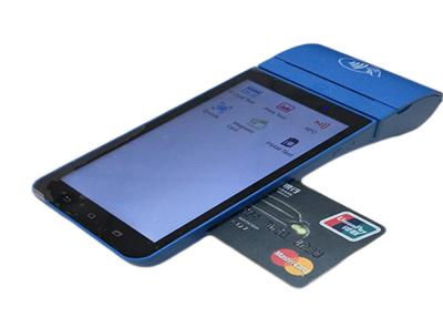 China 4G Handheld POS Device Payment Terminal With 58mm Thermal Printer / NFC Reader for sale