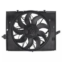 China 17427543282 17427524881 Demillon Auto Parts Engine Radiator Electronic Cooling Fan for BMW M54 N53 N52 E60 E61 E63 E64 E65 E66 for sale