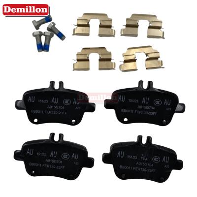 China 0074209520 0004200705 Demillon Auto Parts Braking System Rear Brake Pad Set for Mercedes Benz W176 W246 X117 X156 R172 for sale