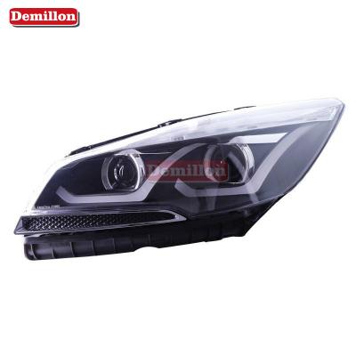 China Demillon 2013-2016 for Ford Kuga Headlight Assembly Modified With Led Daytime Running Lights Dual Lens Xenon Headlights for sale