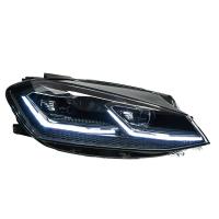 China Demillon 2018-2020 for Volkswagen Golf High 7.5 Headlights Led Flow Turn Signal 12v 55w Headlights for sale