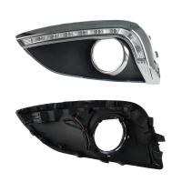 China Demillon 2010-2012 for Hyundai Ix35 Model Led Daytime Running Lights Waterproof New Working Condition Abs Led Car Lights for sale