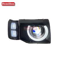 China Demillon Modification Led Daytime Running Light Lens Headlights for Changfeng Mitsubishi Liebao Qibing Black Diamond V32 for sale