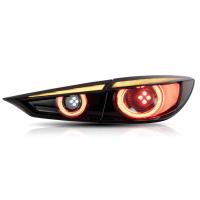 China Demillon 2014-2019 for Mazda 3 Axela Led Tail Lights Turn Signal Brake Reverse New Red Lens Sedan for sale