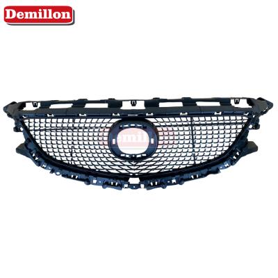 China Demillon Auto Parts Upgrade for Mazda 6 ATENZA 2013-2016 Honeycomb Glossy Net Style Front Bumper Modified Grille Assembly for sale