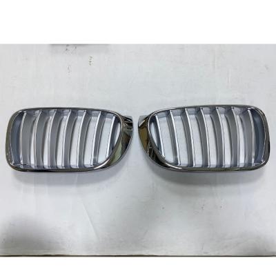 China 51137367421 51137367422 Demillon Auto Parts Front Bumper Grille Silver Chrome Grille Front Bumper Grille for BMW F25 F26 X3 X4 for sale