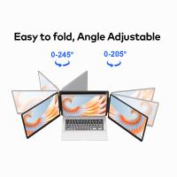China 15.3 Inch 1200P Triple Screen Extender 1920x1200 IPS 360 Rotating Panel for Stock Trading Desk for sale