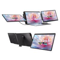 China S19 15.3 Inch 1200P Travel Triple Monitor 1920x1200 IPS 16:10 Foldable Screen for Remote Mobile Work for sale