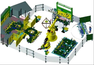 China Customized Bodyside Welding Island Seimens PLC System for sale
