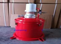 China High Pressure Pneumatic Grease Pump Red Printed 40L Jerrican Volume CE Assured for sale