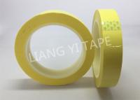 China Light Yellow Polyester Mylar Tape With Flame Retardant 0.055mm Thickness for sale