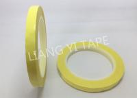 China Light Yellow Polyester Mylar Tape With Flame Retardant 0.055mm Thickness for sale