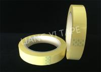 China Light Yellow Polyester Mylar Tape With Flame Retardant 0.055mm Thickness for sale
