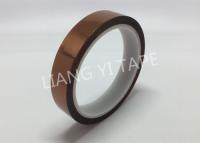 China 2 Mils Polyimide Film Heat Resistant Wire Tape , Silicone Adhesive Heat Proof Insulation Tape for sale