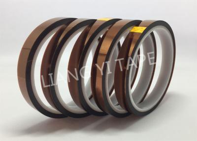 China Amber High Temperature Heat Resistant Tape For Stabilize Optoelectronic Components for sale