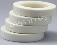 China Silicone Adhesive white Glass Fabric Tape for motor , 0.18-0.22 mm Thick Electrical Insulation Tape for sale