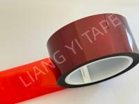China Die Cutting Red PET Insulation Tape High Dielectric Strength Acrylic Adhesive 130℃ Temperature Resistance-RED Film for sale