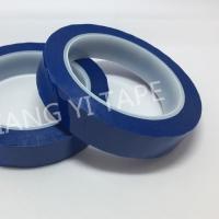 China Ultra Thin High Temperature Resistance PET Blue Die Cut  Insulation Tape for sale