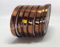 China Golden Finger Heat Resistant Electrical Tape For Die Cut Masking 0.035-0.12 mm Thickness for sale