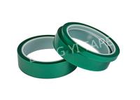 China Polyester PET Film Electrical Insulation Tape , Silicone Glue Green Insulation Tape for sale
