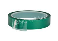 China Polyester PET Film Electrical Insulation Tape , Silicone Glue Green Insulation Tape for sale