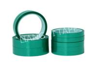 China Polyester PET Film Electrical Insulation Tape , Silicone Glue Green Insulation Tape for sale