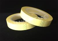 China Yellow No - Residue Die Cut Masking Tape With Polyester PET Film for sale