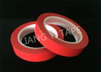 China Acrylic Adhesive Red color paper splicing tape With Polyester Mylar Film for sale