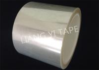 China Transparent PET Silicone Tape  155℃ High Temp Masking for Soldering for sale