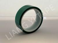 China 155℃ Green Polyester Silicone Tape High Temp Masking for PCB Soldering for sale