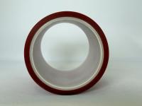 China Red PET Silicone Adhesive Tape – 155℃ Masking for Paint Baking & Oven for sale