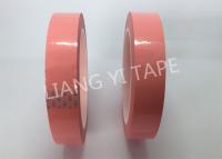 China Acrylic Adhesive Pink High Voltage Electrical Tape For Capacitor / Electric Wire for sale