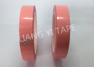 China Acrylic Adhesive Pink High Voltage Electrical Tape For Capacitor / Electric Wire for sale