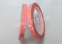 China Acrylic Adhesive Pink High Voltage Electrical Tape For Capacitor / Electric Wire for sale