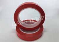 China Red Polyester PET Transformer Insulation Tape Excellent For Decorative Striping for sale