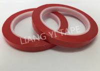 China Red Polyester PET Transformer Insulation Tape Excellent For Decorative Striping for sale