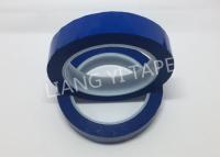 China High Performance Adhesive Polyester Tape , Flame Retardant Blue Insulation Tape for sale