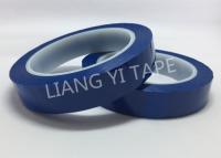 China High Performance Adhesive Polyester Tape , Flame Retardant Blue Insulation Tape for sale