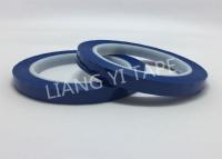 China High Performance Adhesive Polyester Tape , Flame Retardant Blue Insulation Tape for sale