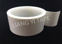 China Fabric Composite White Polyester Insulation Tape With PET Film 0.32mm Thickness for sale