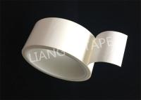 China Non - Woven Fabric Adhesive Insulation Tape , 0.40mm Thickness White Electrical Tape for sale