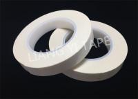 China Non - Woven Fabric Adhesive Insulation Tape , 0.40mm Thickness White Electrical Tape for sale