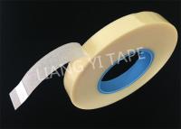 China Rubber Adhesive Electrical Wire Tape , 0.28mm Thick Yellow Insulation Tape for sale