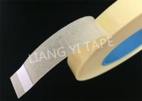 China Rubber Adhesive Electrical Wire Tape , 0.28mm Thick Yellow Insulation Tape for sale