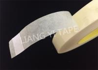 China Yellow Composite Fabric Insulation Tape , Polyester Film Rubber Adhesive Tape for sale
