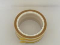 China Flame Retardant Yellow PET Insulation Tape  UL Certified Electrical Spacer tape for sale