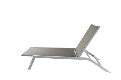 China Outdoor Leisure Patio Furniture Custom Metal Frame Recliner Chair for sale