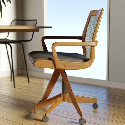 China Wooden Dining Room Armchairs Set of 2/4/6 Natural Modern Style for sale