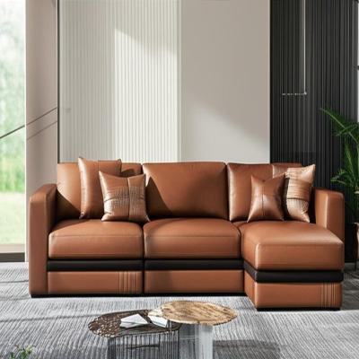 China Find Your Perfect Fit with Various Sizes Italian Leather Sofa Set and Cushions for sale